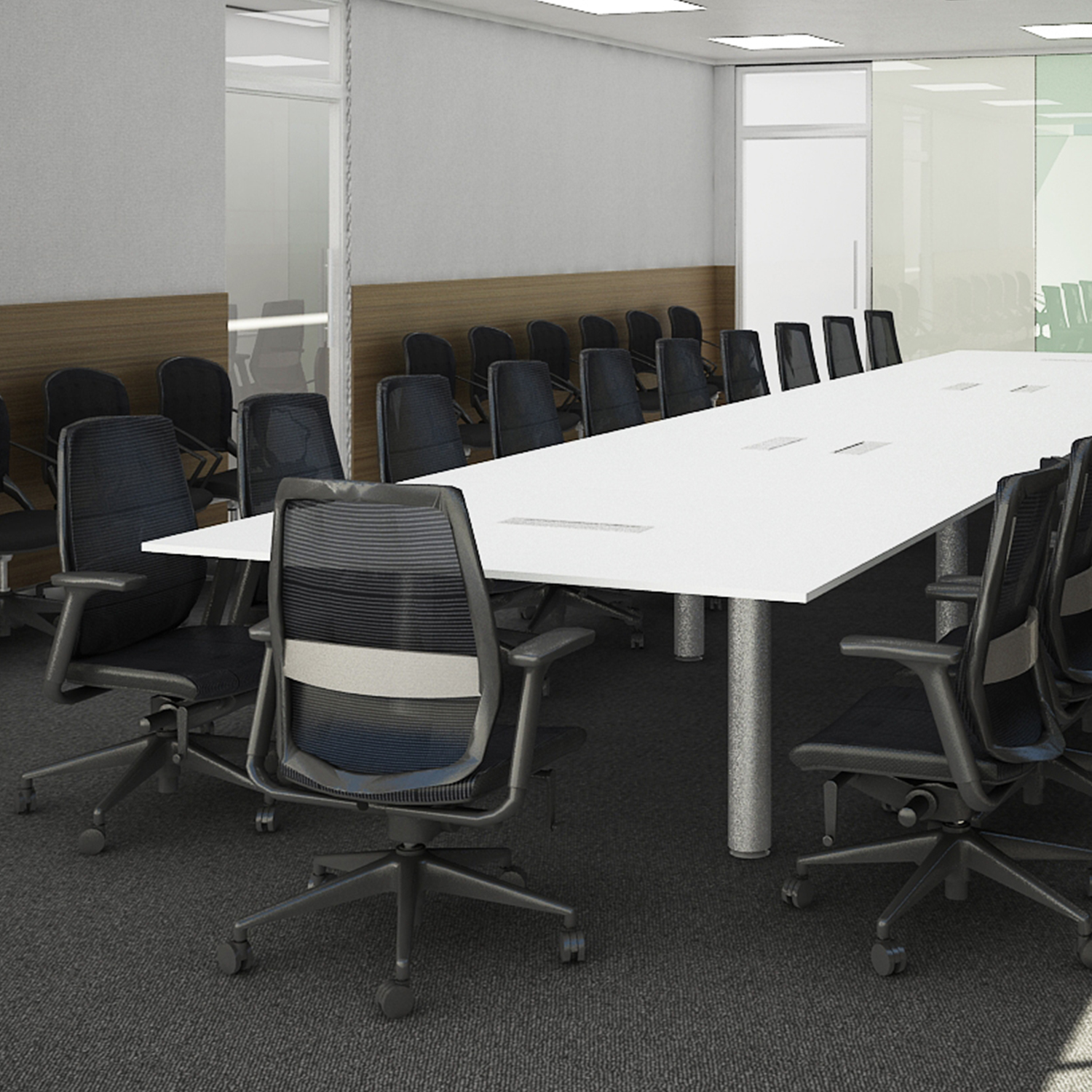 리바트오피스 HC7 700G 독립형 회의테이블 기본형